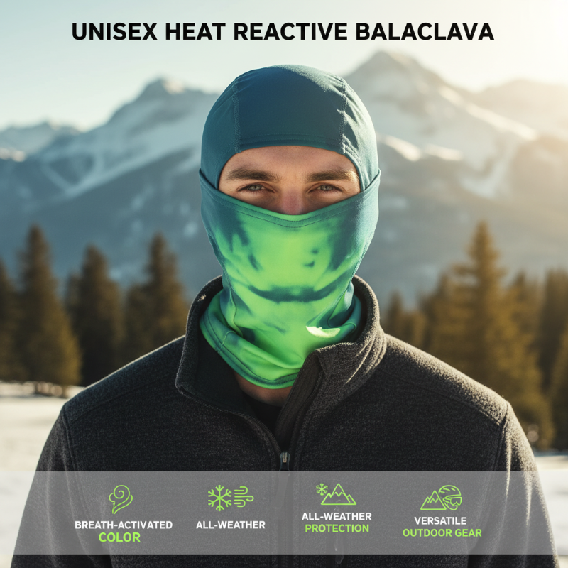 🧣 50% OFF NOW! Heat Reactive Balaclava - Color-Changing Fabric with ...